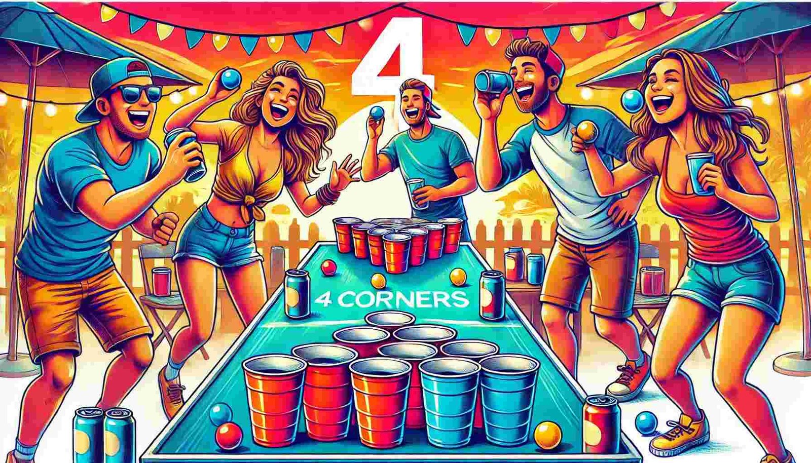 How To Play The 4 Corners Drinking Game: Rules & Fun Variations