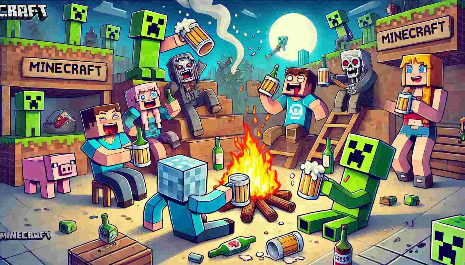 Minecraft Drinking Game: Rules, Mods, And Boozy Fun